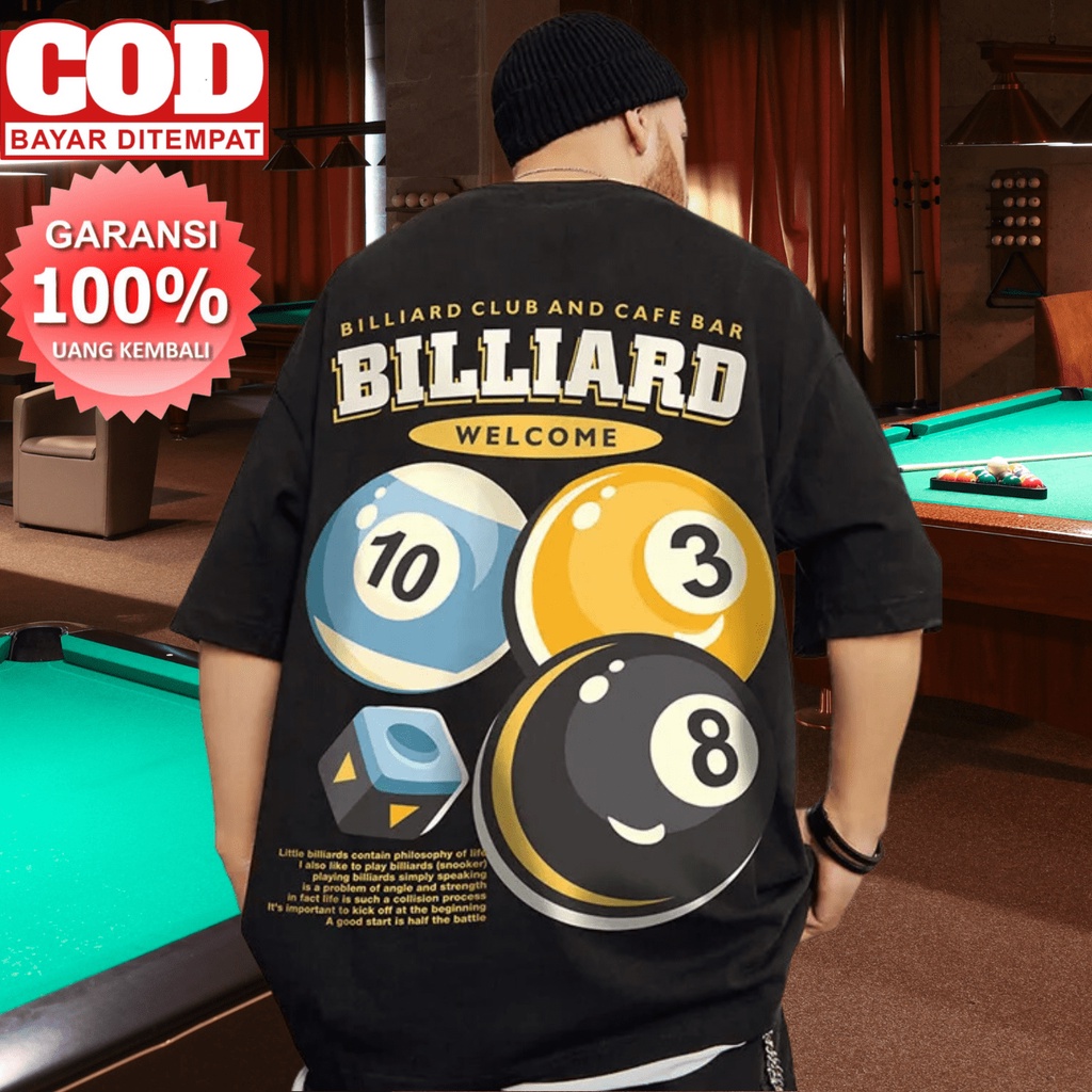 Jual PROMO COD KAOS BILLIARD Kaos Pria Wanita Kaos Musim 2023 Kaos ...