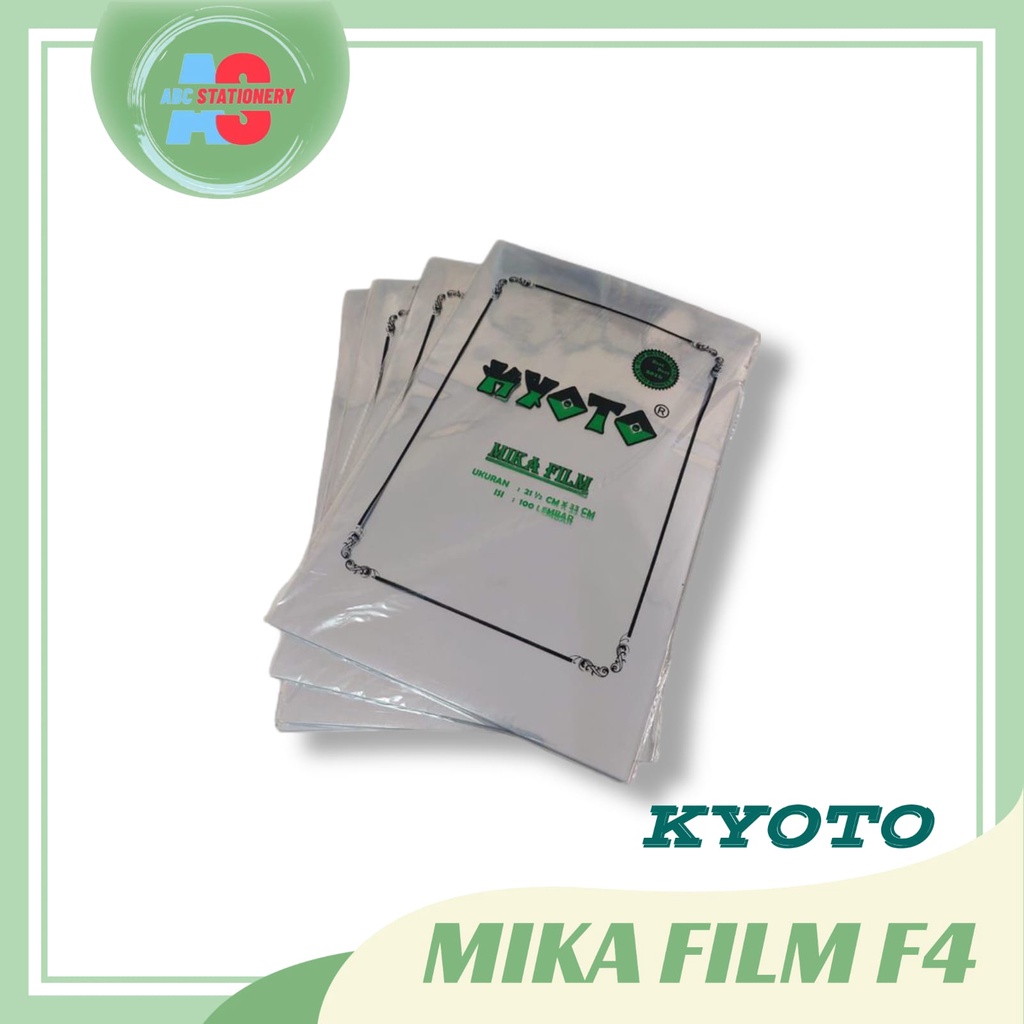 Jual Cover Mika Film F4 0.07MM Kyoto ( 100 lbr ) | Shopee Indonesia