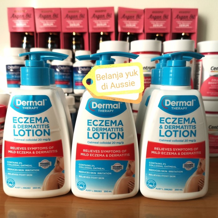 Jual New Dermal Therapy Eczema & Dermatitis Lotion 250ml - Original ...