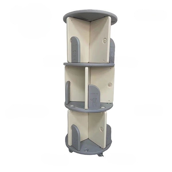 Jual New RAK BUKU PLASTIK PUTAR SERBAGUNA 360 DERAJAT PENYIMPANAN ...