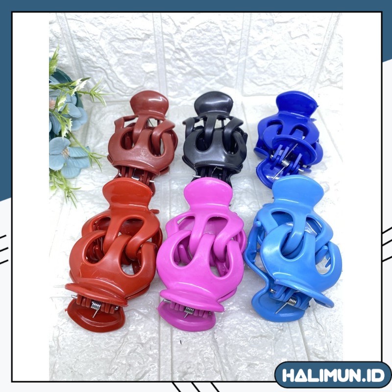 Jual HL138 Jepit Rambut / JEDAI 5CM / Jepitan Rambut Semi Doff Bahan ...