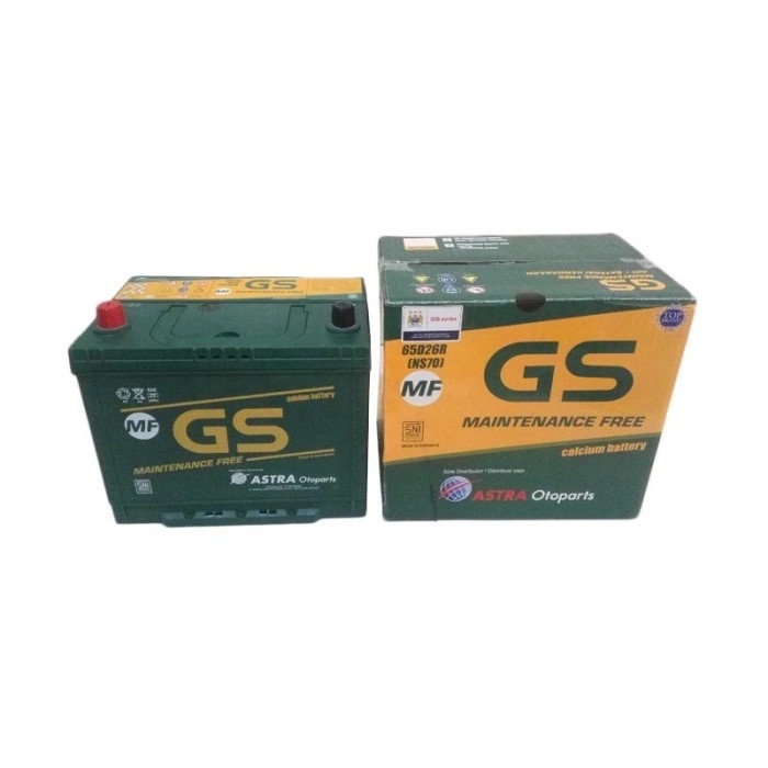 Jual AKI mobil / Battery GS astra type GS MF NS70 12volt 65 ah | Shopee ...