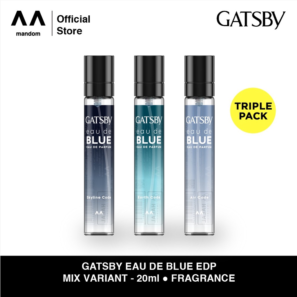Jual Gatsby Eau De Blue Eau De Parfum 20ml - Series | Shopee Indonesia