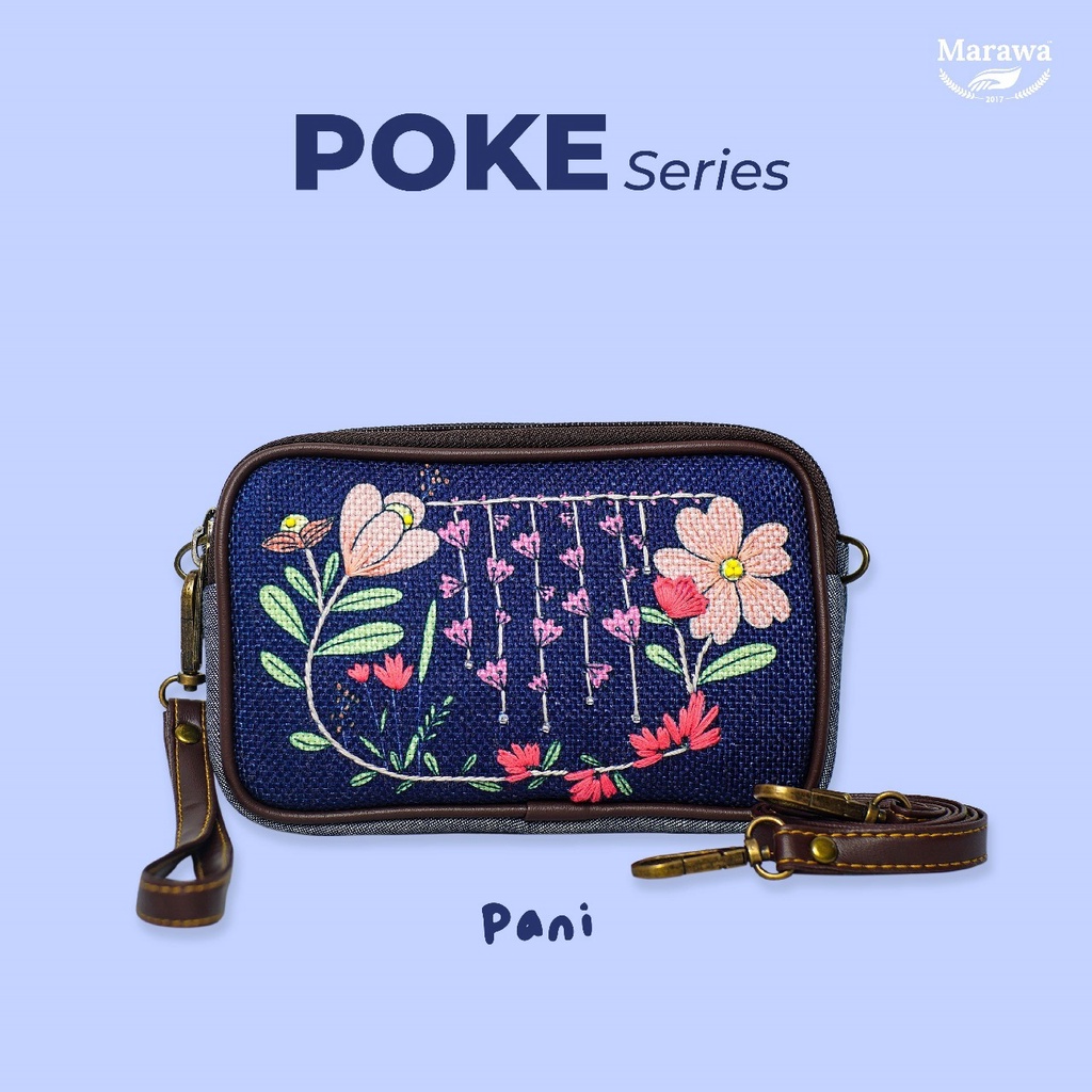 Jual Tas selempang mini pouch Marawa Handmade Poke Series - Pani ...