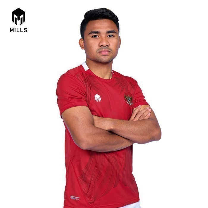 Jual LARIS -MILLS Timnas Indonesia Jersey Home Player Issue 1017GR Red ...