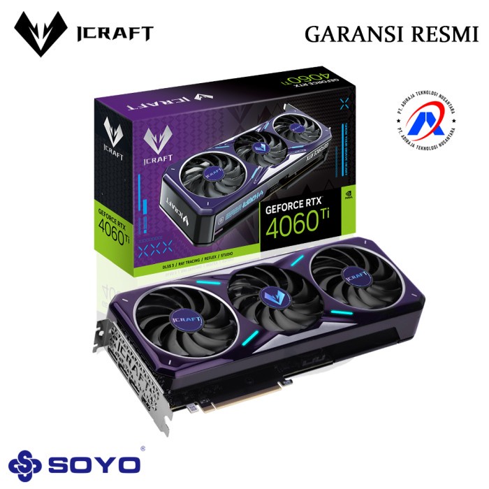 Jual KYO SOYO RTX 4060 TI iCRAFT 8GB OC VGA RTX 4060 TI iCraft OC 8GB ...