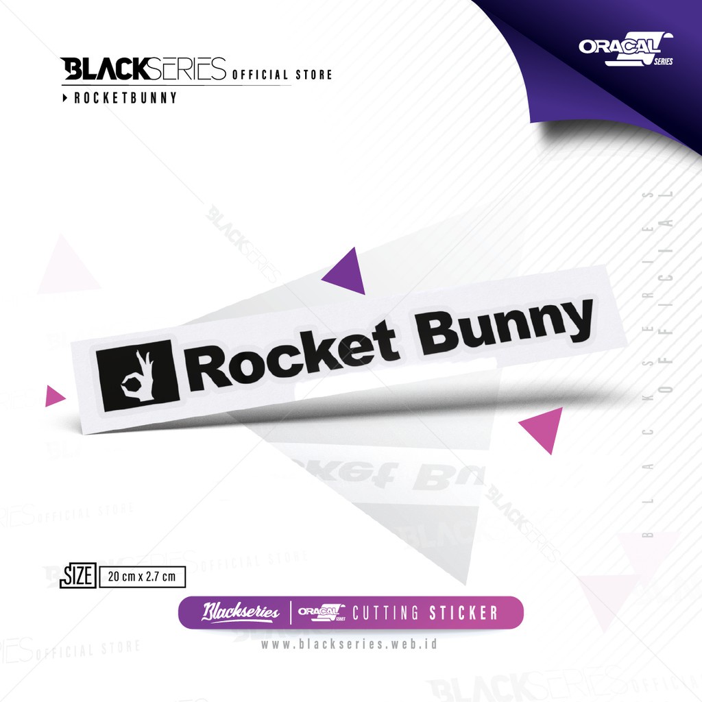 Jual Sticker Rocket Bunny | Cutting Sticker Rocket Bunny | Shopee Indonesia