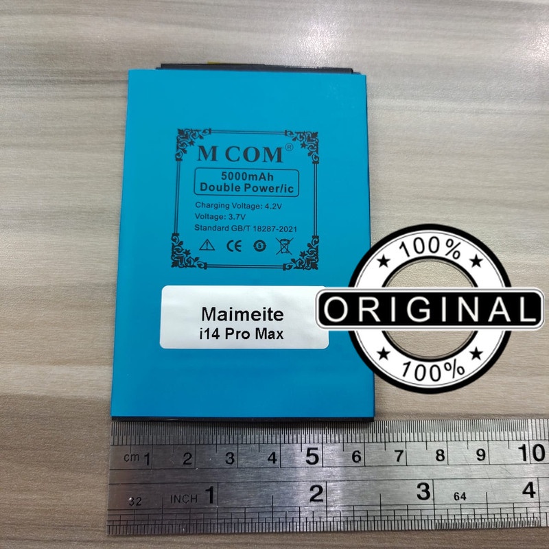 Jual Battery Batere Batre Baterai Double Power Mcom Maimeite i14 Pro Max Kapasitas 5000 Mah ...