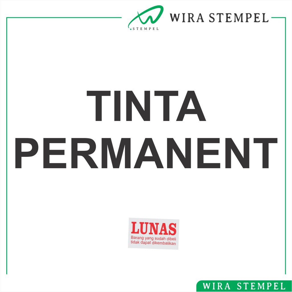 Jual Tinta Stempel Flash Permanent Wira Stempel | Shopee Indonesia