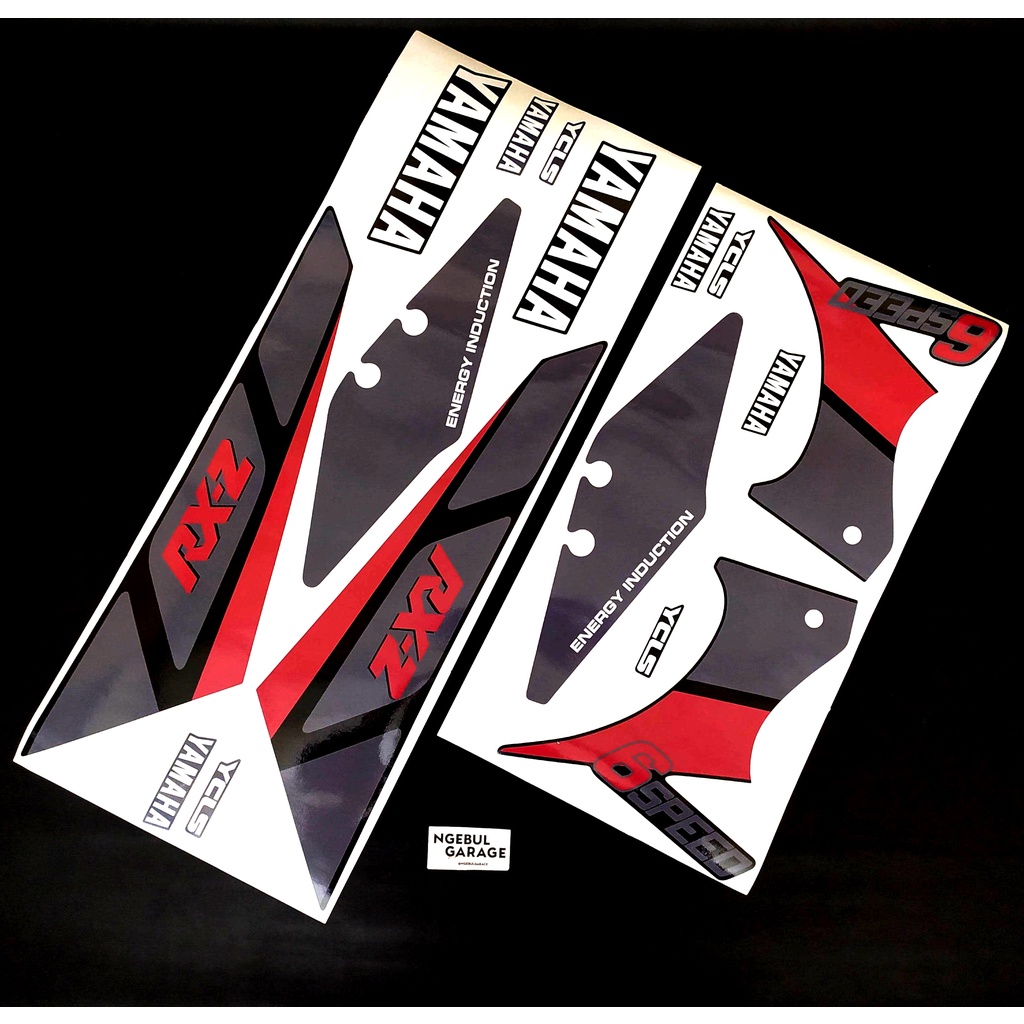 Jual Stiker RXZ HITAM MERAH MALAYSIA Millenium Batman YAMAHA PREMIUM ...