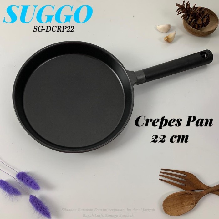 Jual Suggo Crepes Pan Professional 22 Cm SG-DCRP22 - Gagang Kayu ...