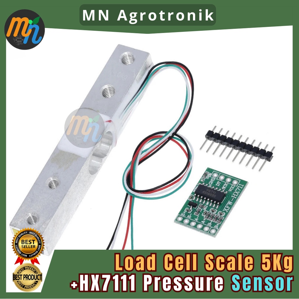 Jual PRESSURE SENSOR WEIGHING ELECTRONIC SCALE 5KG STM32 YZ-13 LOAD ...