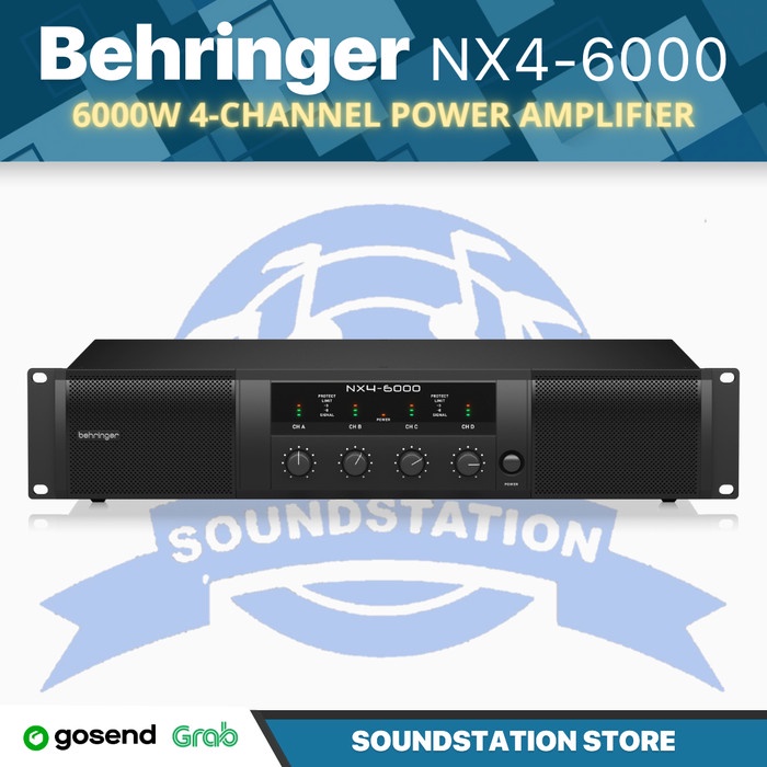 Jual Behringer NX4-6000 6000W 4-channel Power Amplifier Mixer Class D | Shopee Indonesia