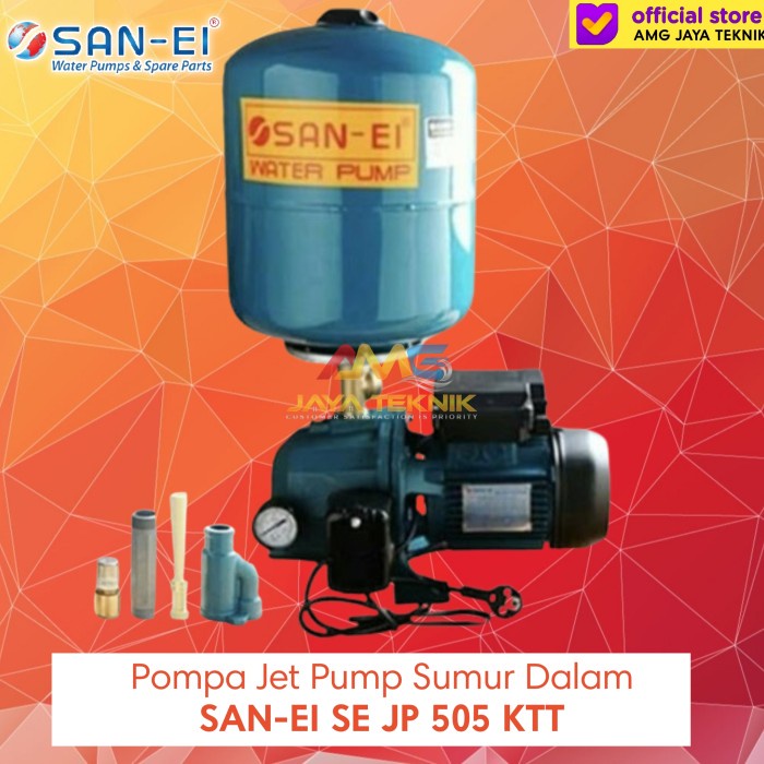 Jual Pompa Air Sumur Dalam Jet Pump SAN-EI JP 550KTT Fullset Original ...
