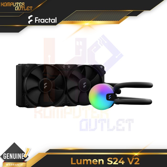Jual Fractal AIO Cooler Lumen S24 V2 ARGB Liquid Cooler | Shopee Indonesia