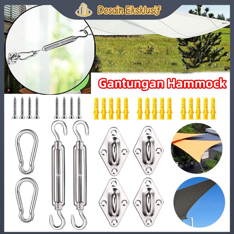 Jual Gantungan Hammock / Pengait Hammock / Stainless Steel Hook / Tebal ...