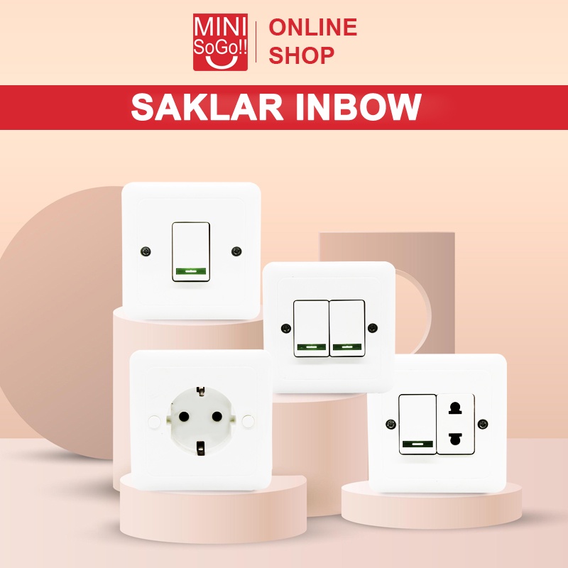 Jual Minisogo Saklar Lampu Inbow / Saklar Seri Engkel Stop Kontak ...