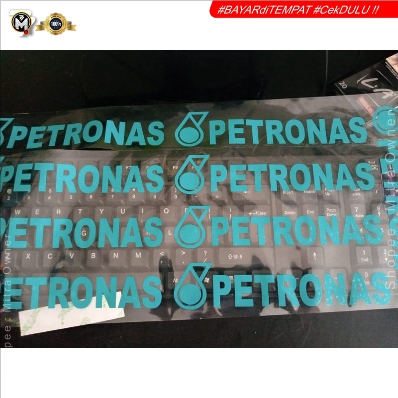 Jual stiker Petronas Valentino Rossi cutting Petronas sticker Petronas ...