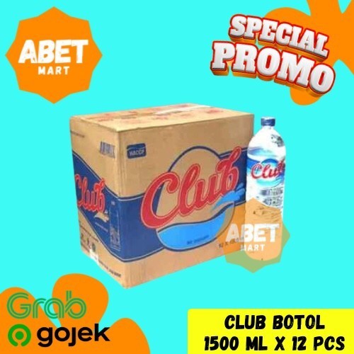Jual Air Mineral Club 1500 Ml 1 Dus isi 12 Botol - Water Clup 1500ml x ...