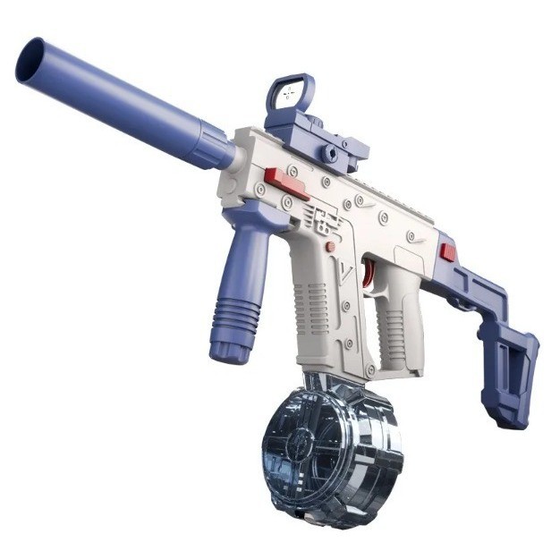 Jual Automatic Water Gun SMG Riffle / Mainan Pistol Air Baterai ...