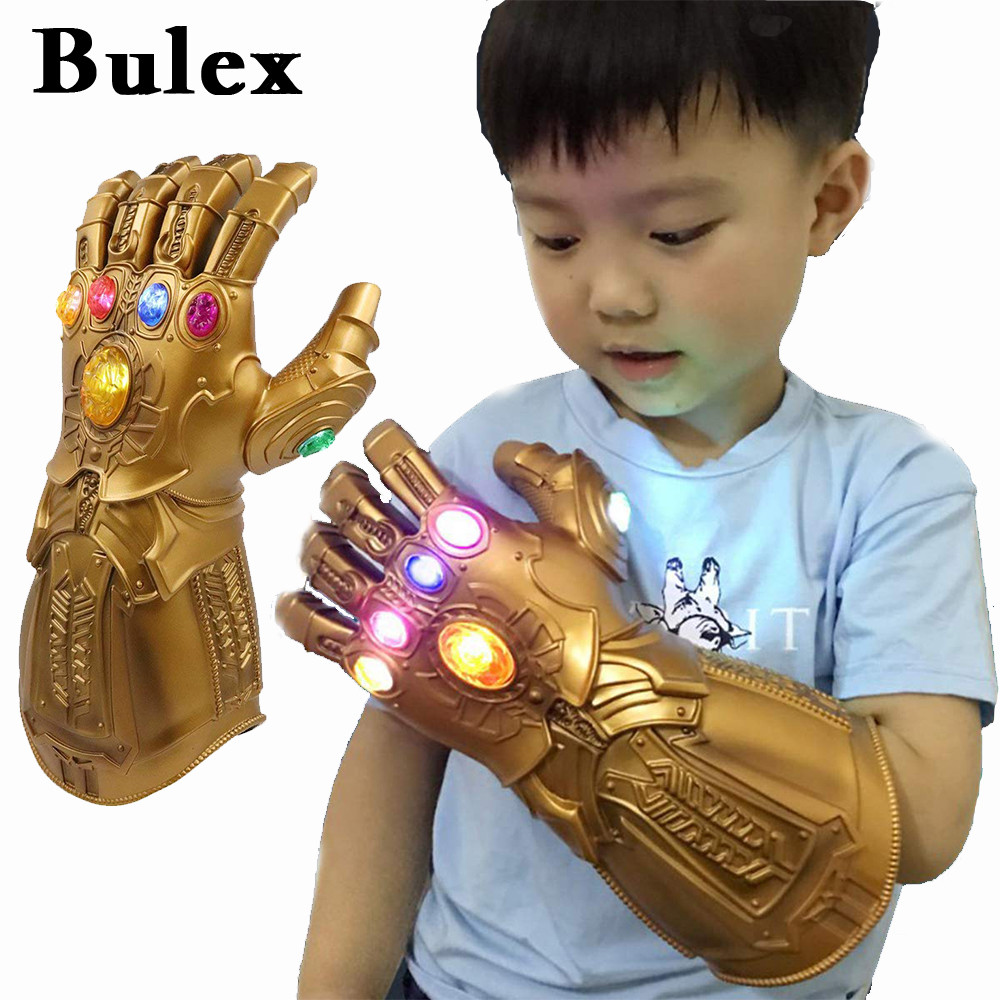 Jual Bulex Infinity Gauntlet Light Glove Superhero Cosplay Gloves LED ...