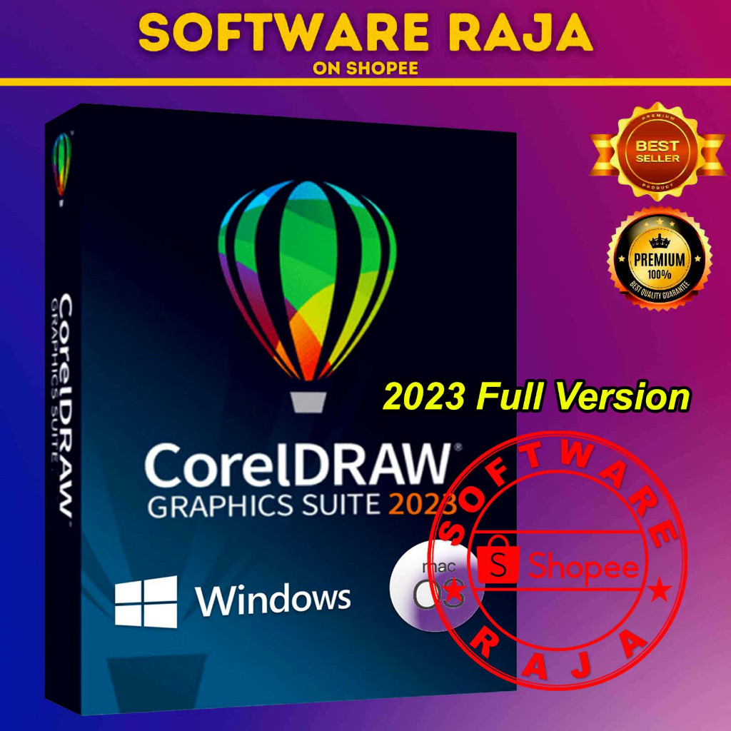 Jual Full Version CorelDRAW Graphics Suite 2023 Lifetime Terbaru (Graphic Design Software ...