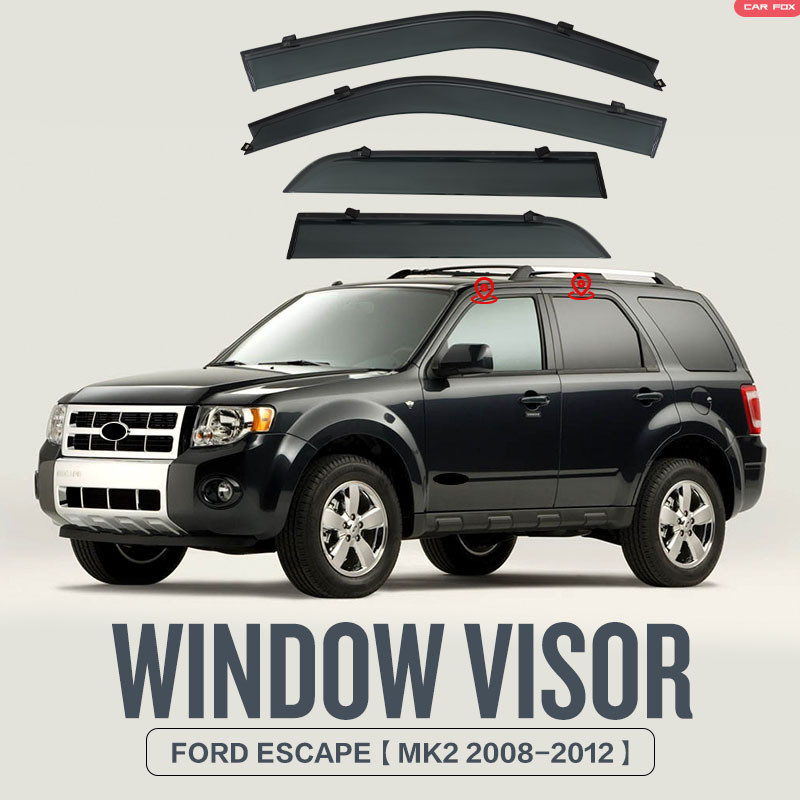 Jual For FORD Escape MK2 2008-2012 Window Visor Vent Shades Ventvisor ...