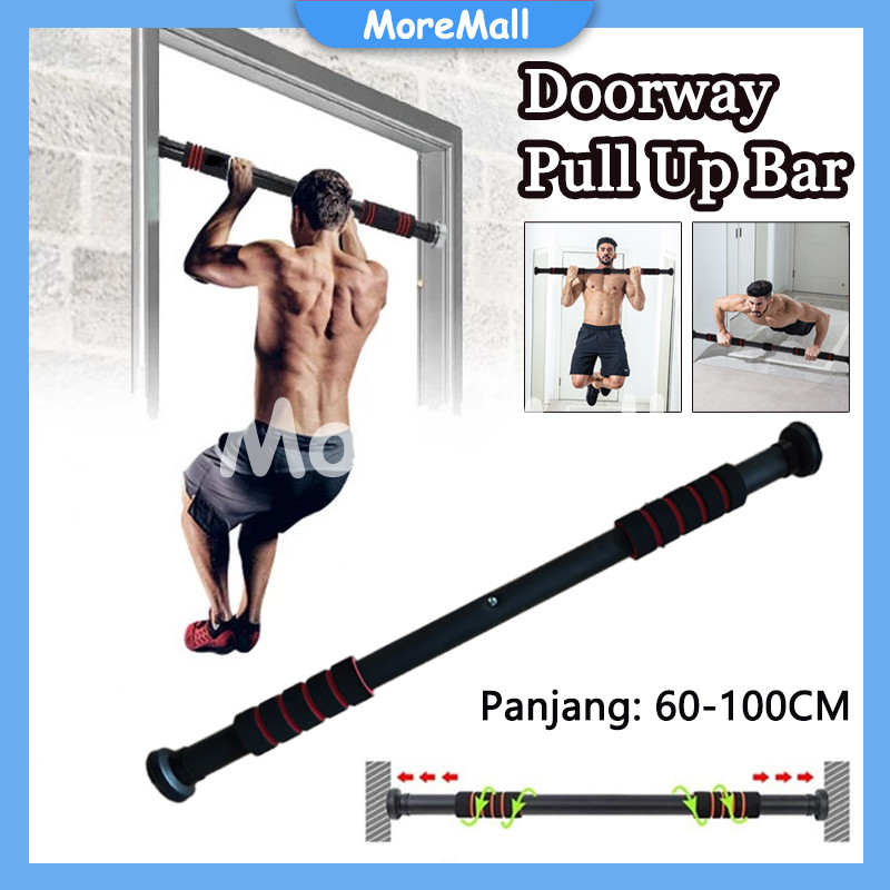 Jual Door Chinning Bar / Pull Up Bar Adjustable 60-100 CM | Shopee ...