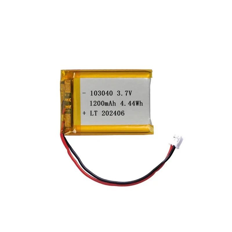 Jual 3.7V 1200mAh 103040 Rechargeable Polymer Lithium Ion Li-ion Battery for MP3 Player ...
