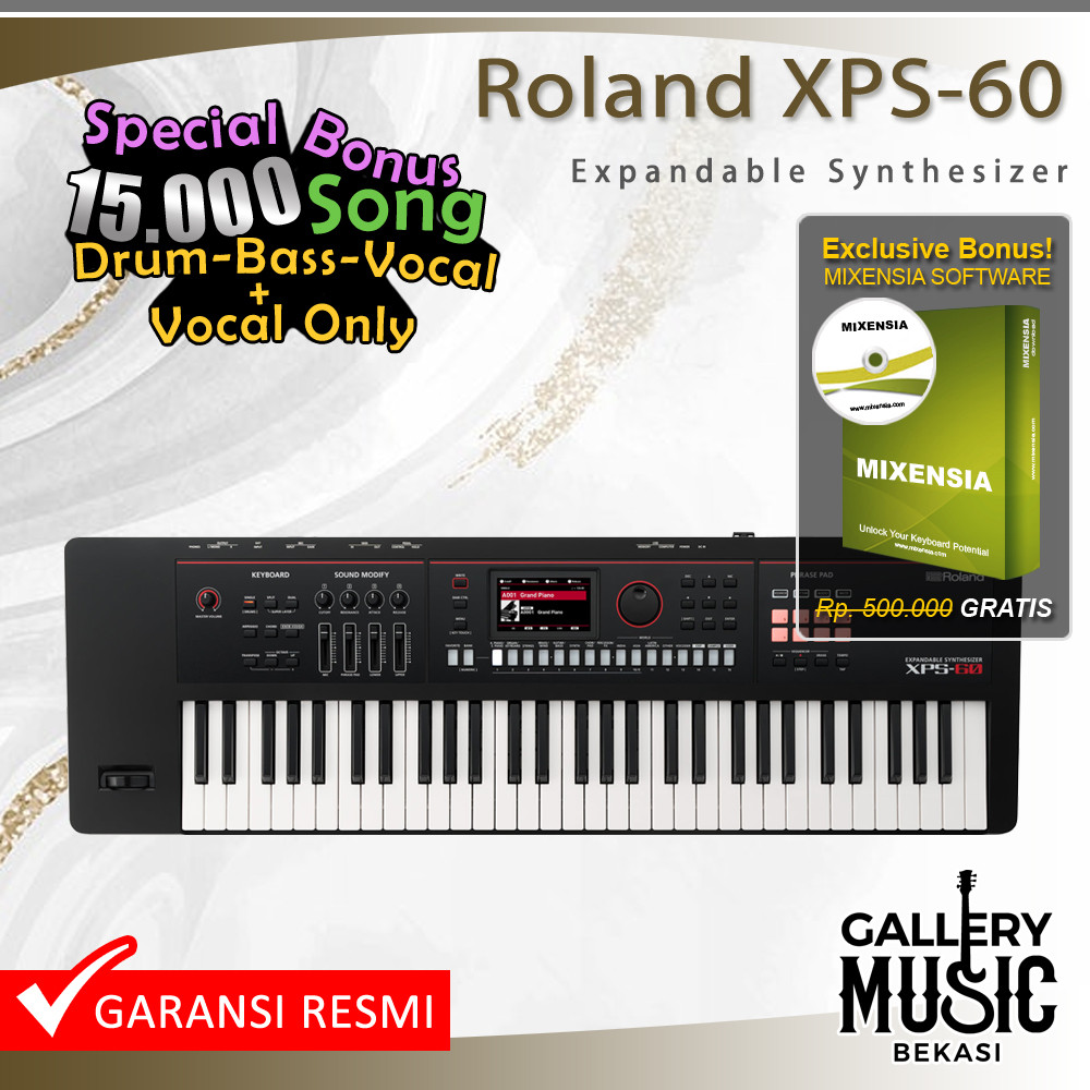 Jual Roland XPS-60 / XPS60 Expandable Synthesizer Keyboard | Shopee ...