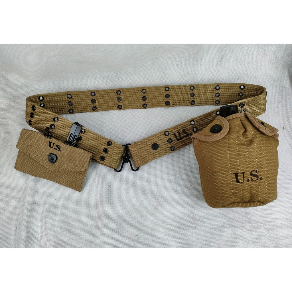 Jual .MILITARY WWII WW2 US AMRY WEBBING SOLDIER EQUIPMENT BELT First ...