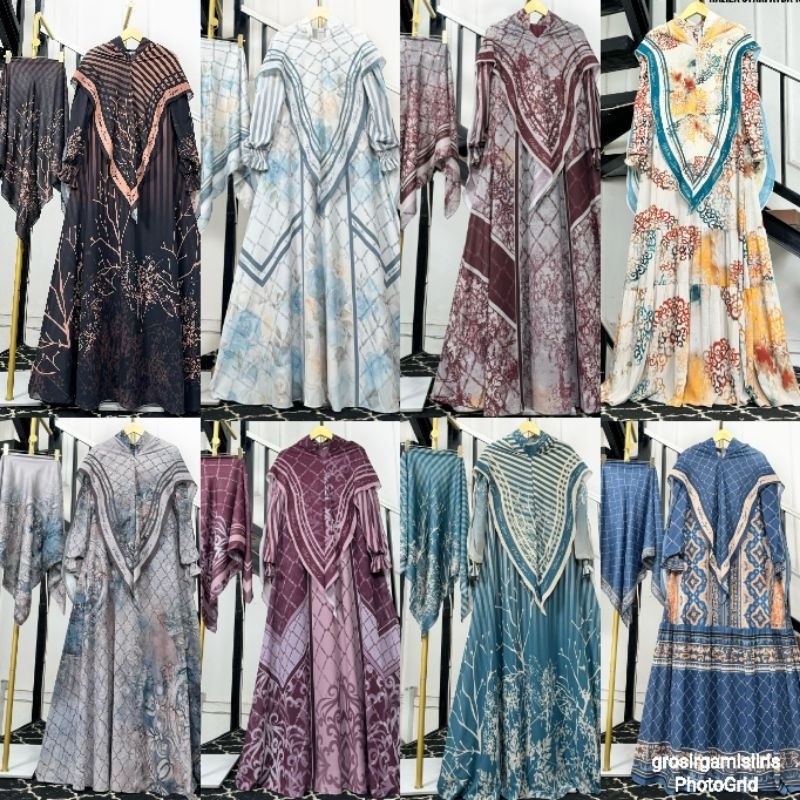 Jual READY PROMO STOKU‼️Gamis Abaya Haliza Adreena 1-15 by Haliza Style ...
