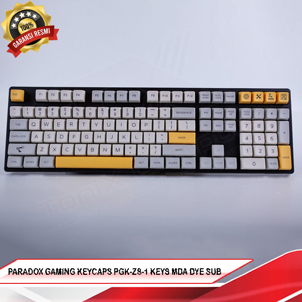 Jual PARADOX GAMING KEYCAPS PGK-ZS-1 KEYS MDA DYE SUB | Shopee Indonesia