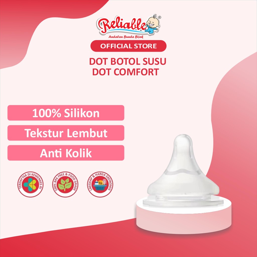 Jual Reliable Dot Botol Susu Comfort 1 pcs | Shopee Indonesia
