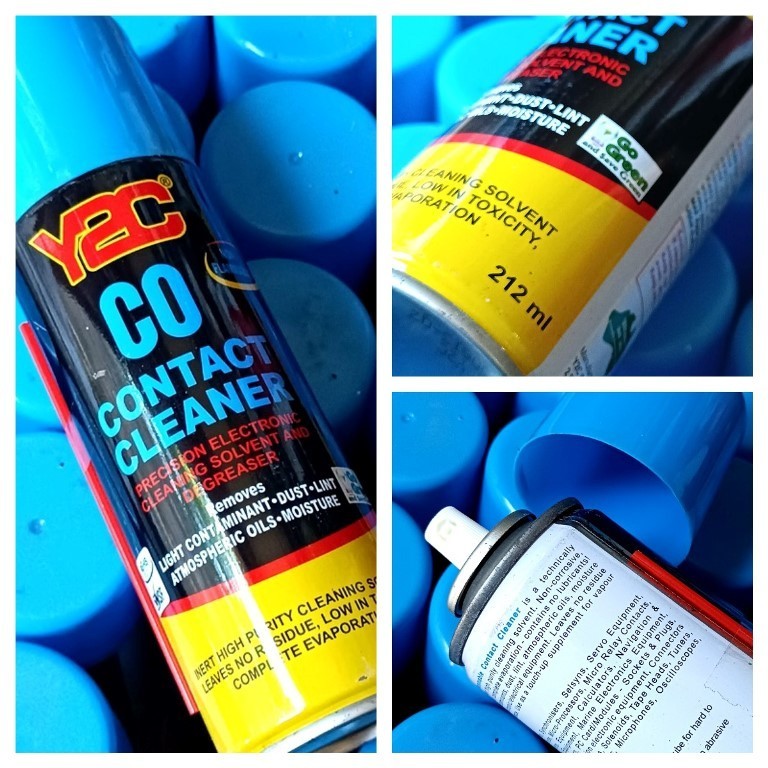 Jual CONTACT CLEANER Y2C CO 212 ML 212ml pembersih electrik electronic ...