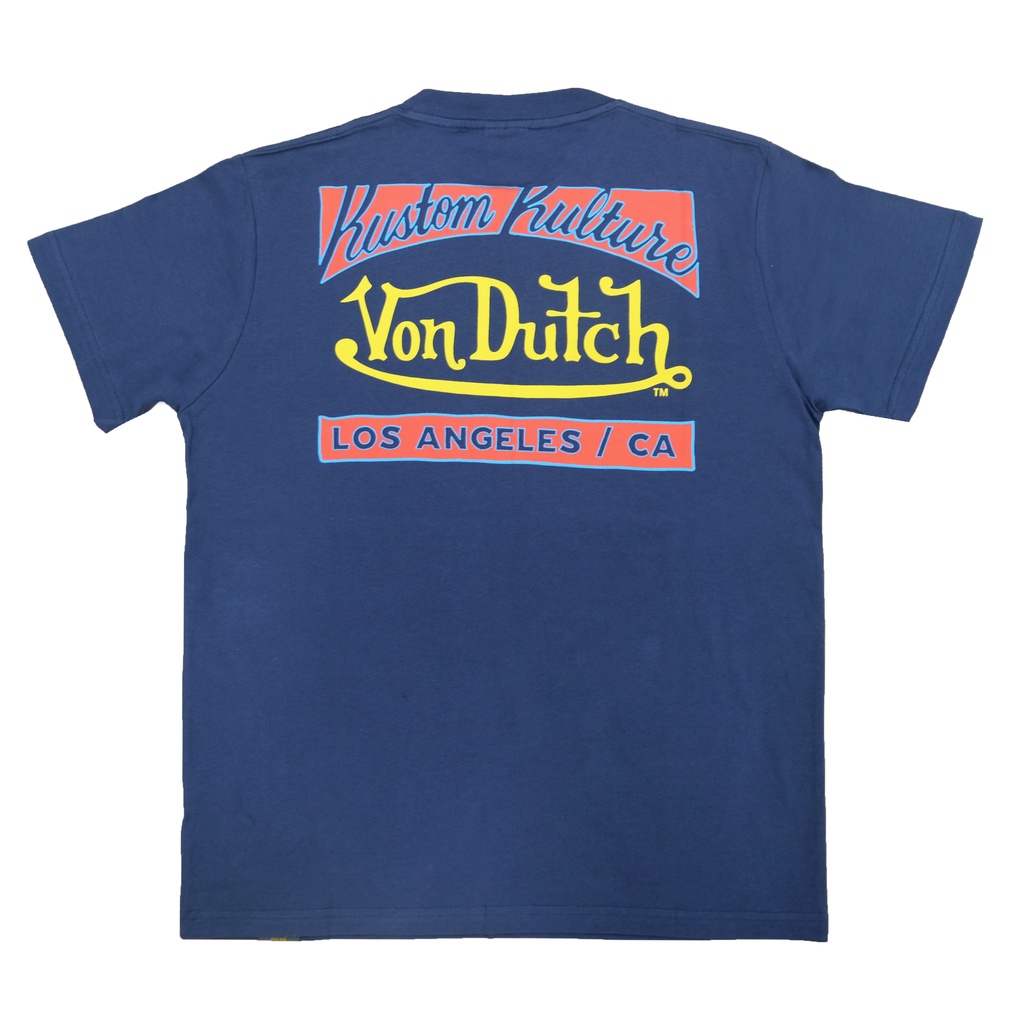 Jual Von Dutch Tshirt Q20 Navy Blue | Shopee Indonesia