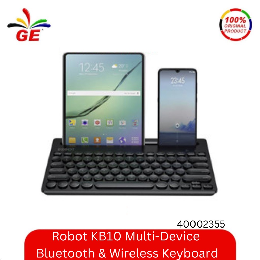 Jual Robot KB10 Multi-Device Bluetooth & Wireless Keyboard - 40002355 ...