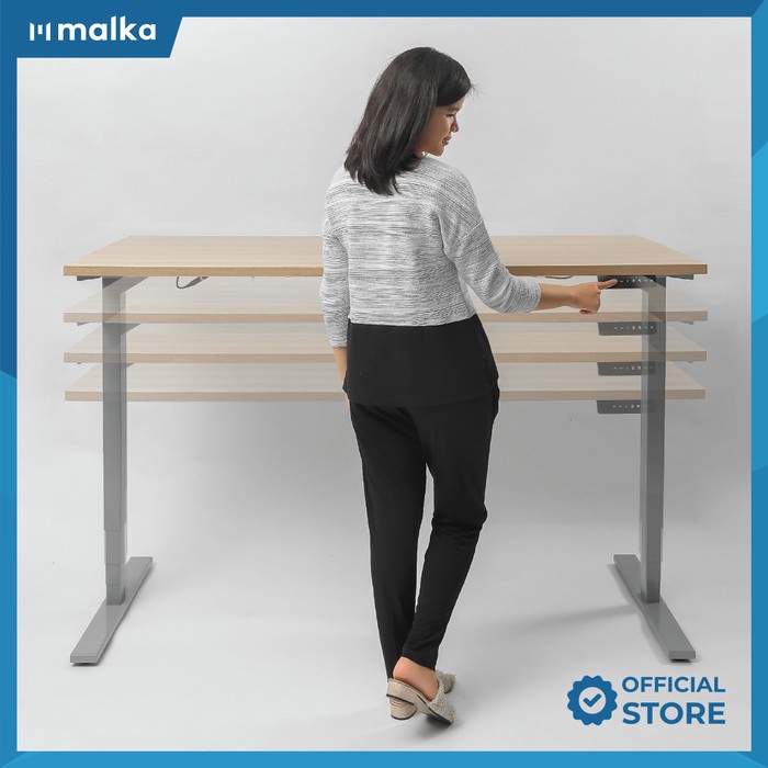 Jual Meja Adjustable Height FIRM SNO Adjustable Desk kaki elektrik ...