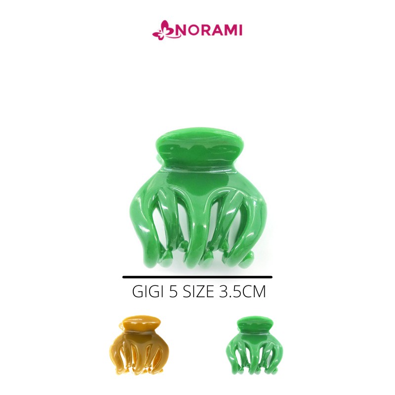 Jual Norami Jepit Jedai Polos Gigi 5 Ukuran 3.5cm | Shopee Indonesia