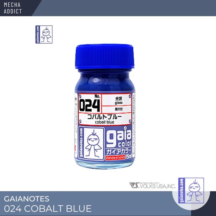 Jual GAIA NOTES Paint Color 024 Cobalt Blue - Cat Gundam | Shopee Indonesia