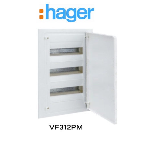 Jual colorf BOX BOK MCB HAGER 36 GROUP GRUP VF312PM TUTUP COVER PUTIH ...