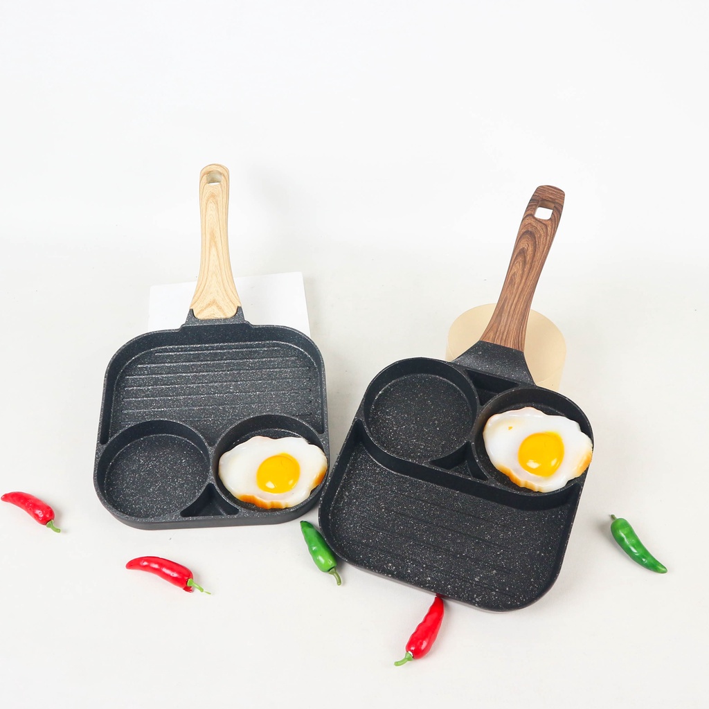 Jual Sunggo Burger Egg Grill Pan 2 Lubang Anti Lengket - DML | Shopee ...