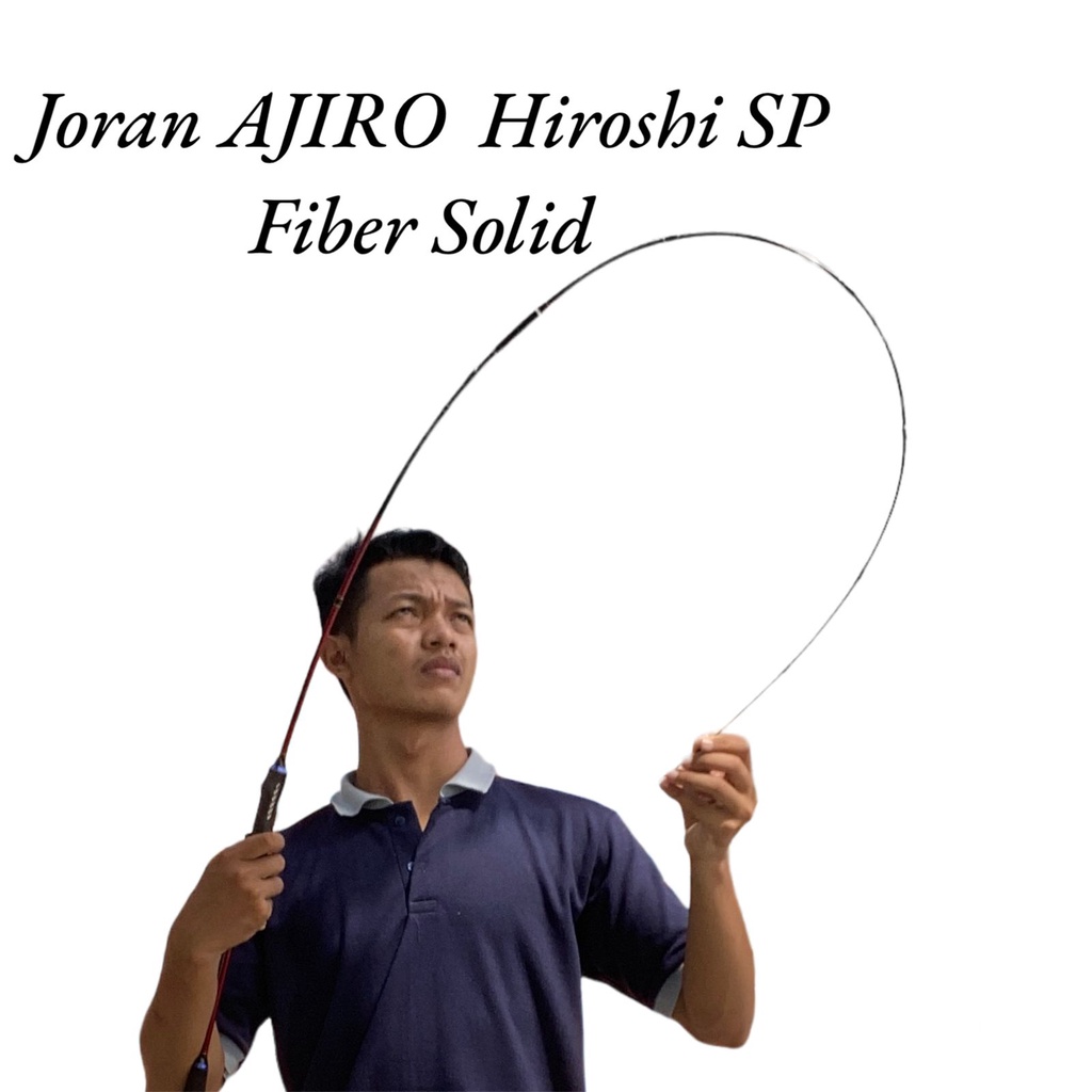 Jual Joran Pancing Ajiro Hiroshi Ultralight bahan fiber solid 180cm ...