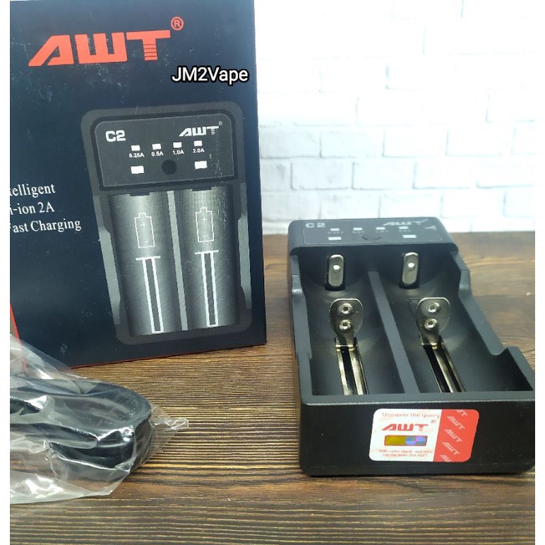 Jual Charger Baterai AWT 2 Slot Original | Shopee Indonesia