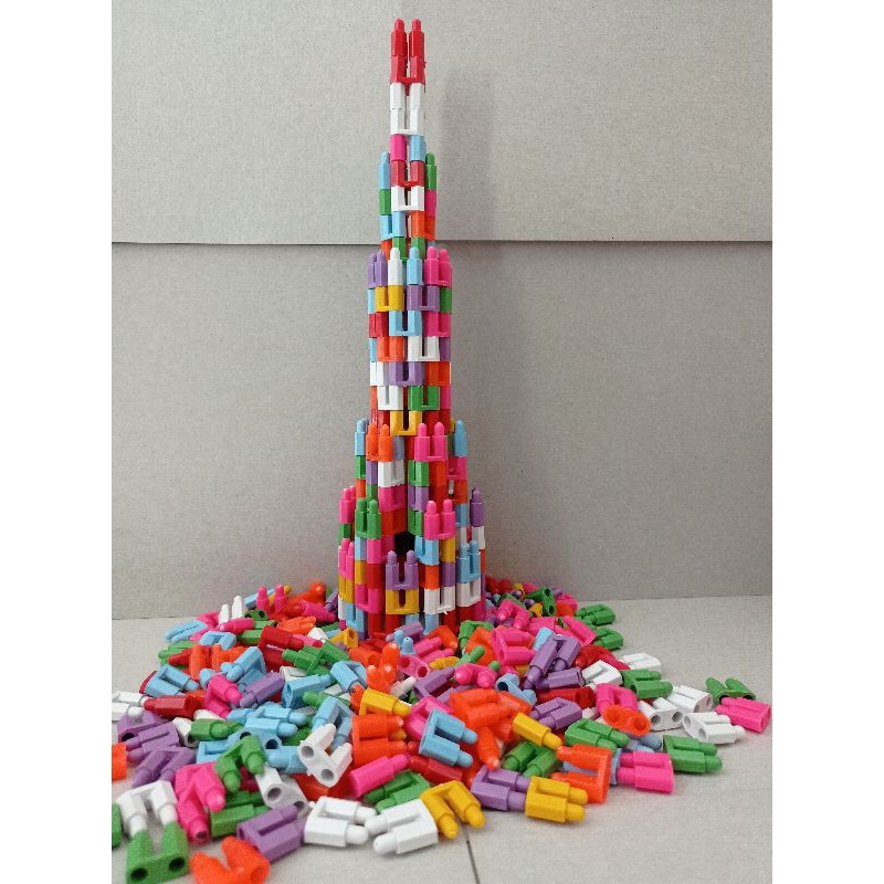 Jual peditoys 1pcs Mainan Lego Tower besar / Lego Menara / Mini Set ...