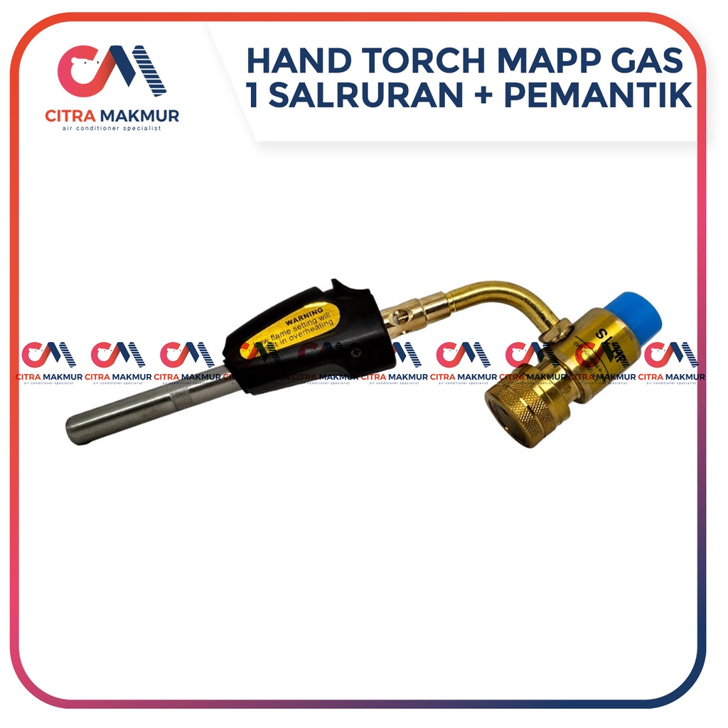 Jual Hand Torch Mapp Gas Tembaga 1 Api Alat Las Pipa AC Portable ...