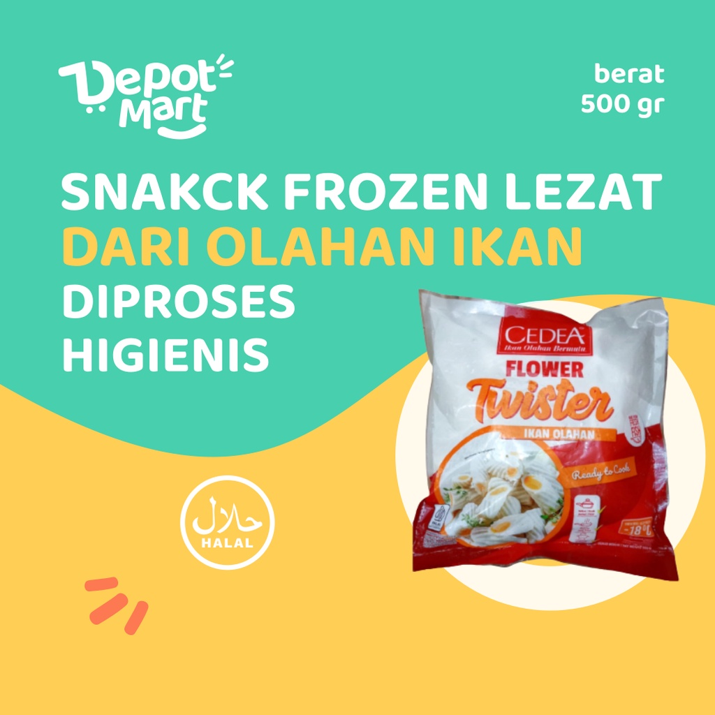Jual Cedea Flower Twister 500GR / Ikan Olahan | Shopee Indonesia