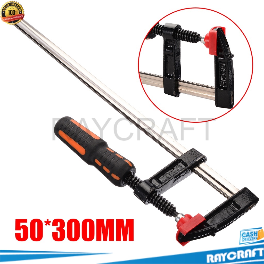 Jual Klem Jepit F Clamp Papan Kayu Heavy Duty WoodworkingHeavy Duty F ...