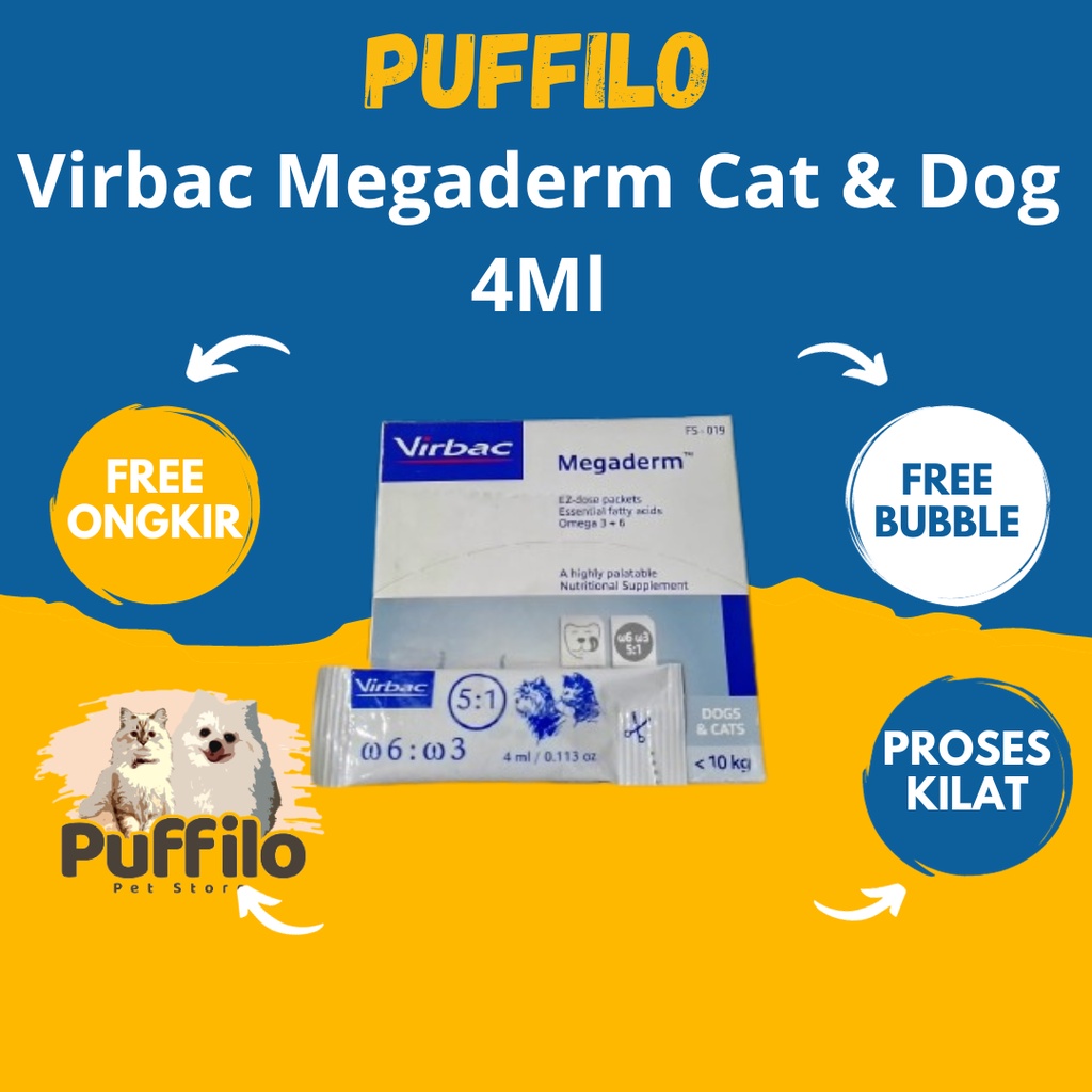 Jual Virbac Megaderm Cat & Dog 4Ml | Shopee Indonesia