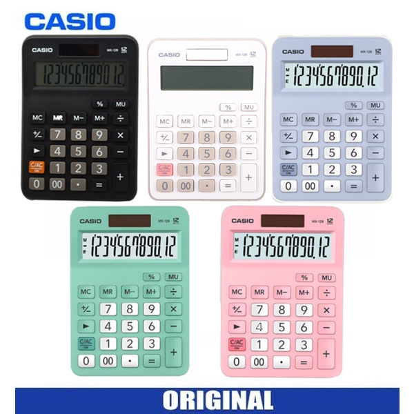 Jual CASIO KALKULATOR 12 DIGIT MX 12B | CASIO MX-12B | Shopee Indonesia